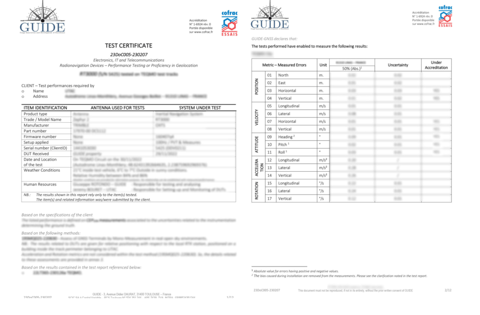 Calibration - GUIDE GNSS