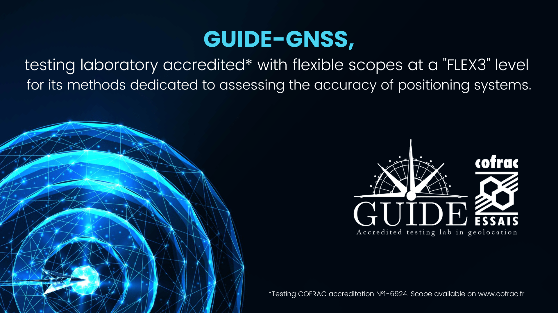 GUIDE-GNSS confirme son accréditation COFRAC